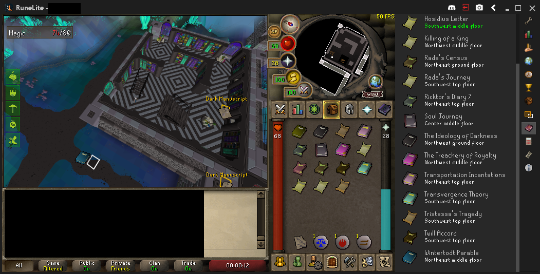Incorrect Information On Kourend Library Plugin · Issue 10483 · Runeliterunelite · Github 