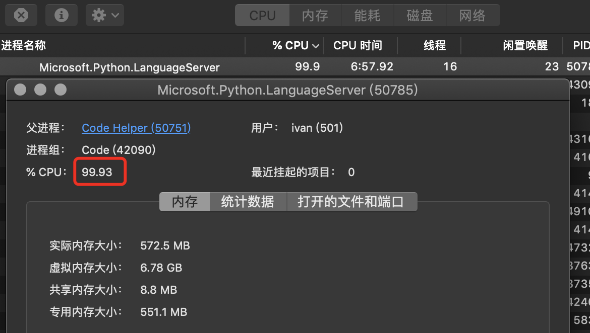 Cpu Usage Raise Up To 100 After Updated To The Latest Vscode · Issue 1024 · Microsoftpython