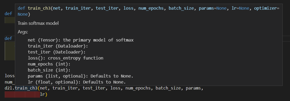 When I set "python.jediEnabled": false, the declaration of the functions with mouse on its name ...