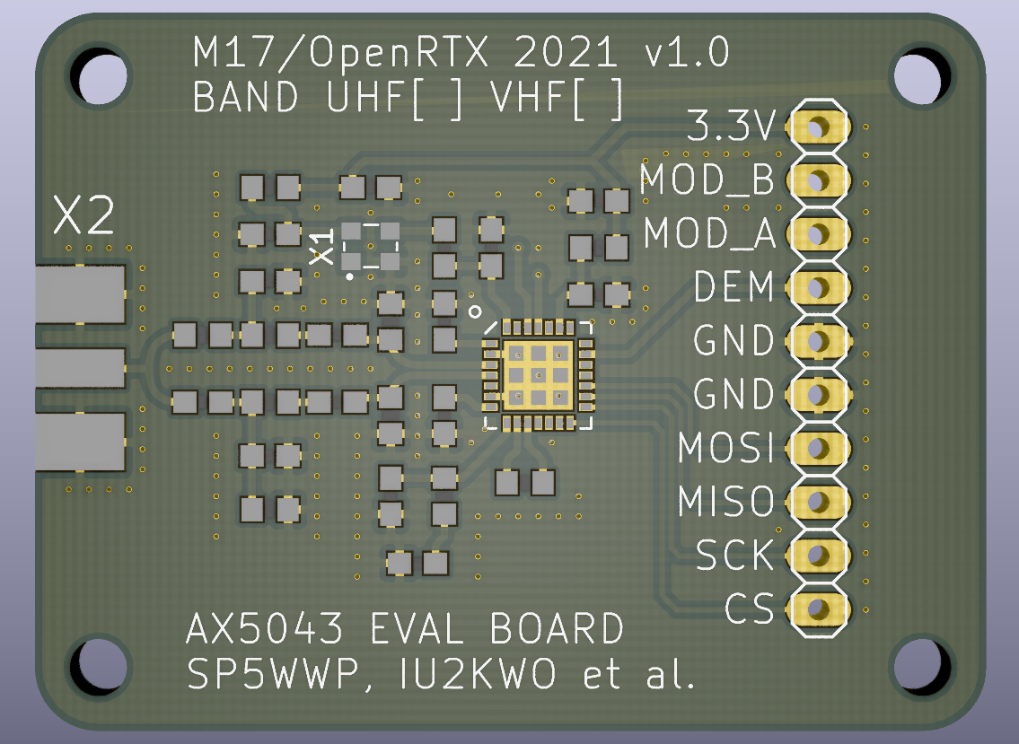 GitHub - M17-Project/AX5x43: Test board for the ON Semiconductor AX5043 ...