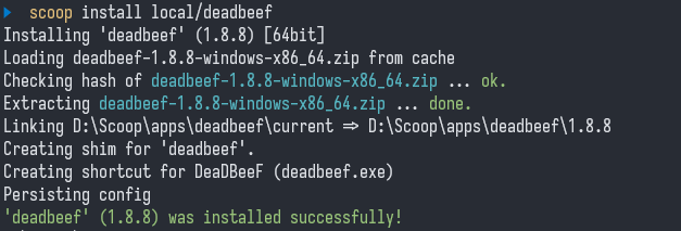 Deadbeef Has Moved To Sourceforge Need To Update · Issue 8027 · Scoopinstallerextras · Github 5908