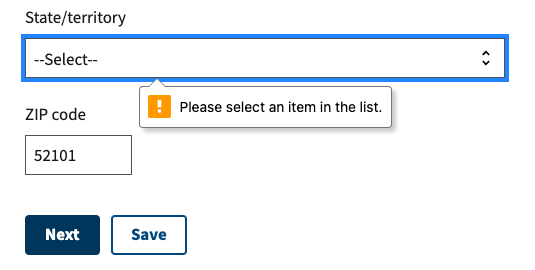 Add field validation for all form fields in the domain application request form · Issue #262 ...