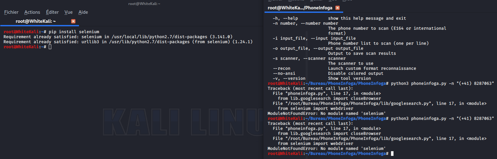 Issue While Using Python3 Phoneinfogapy V Command · Issue 192 · Sundowndevphoneinfoga · Github 