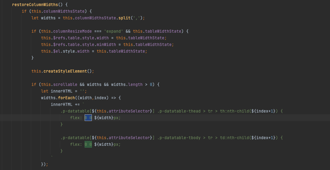 Datatable The Columns Arent Flexible · Issue 3141 · Primefaces Primevue · Github