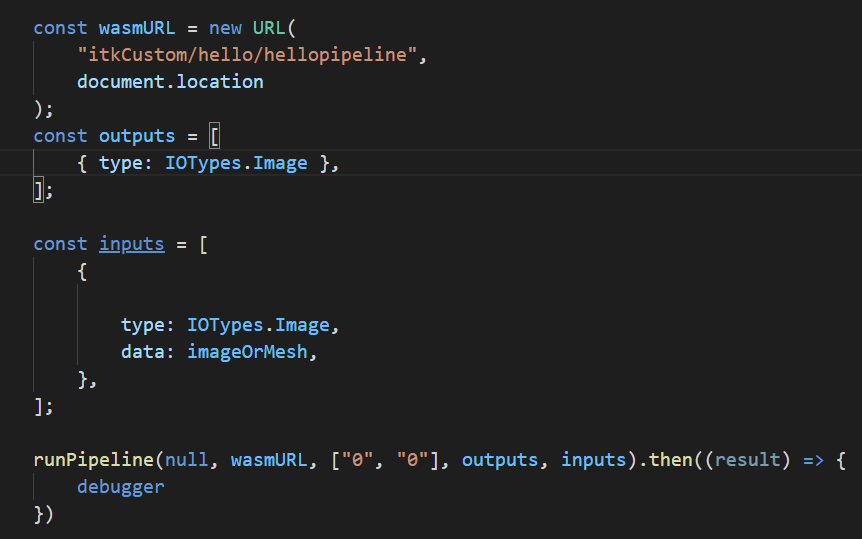 How to run "Inputs and Outputs" example in Browser · Issue #650 · InsightSoftwareConsortium/ITK ...