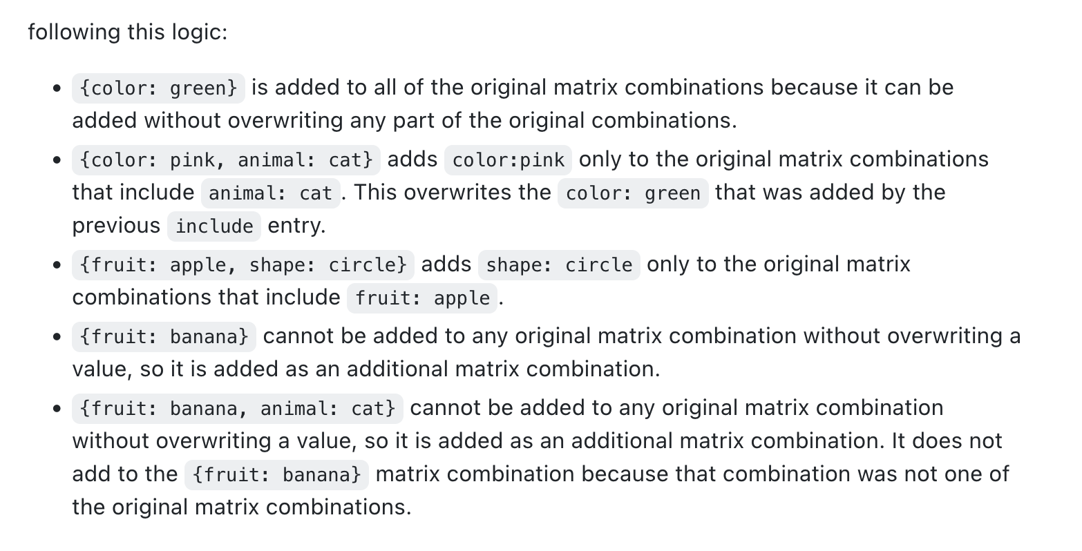 Documentation for jobs matrix strategy seems incorrect. · Issue #23322 ... Documentation for jobs matrix strategy seems incorrect. · Issue #23322 ...