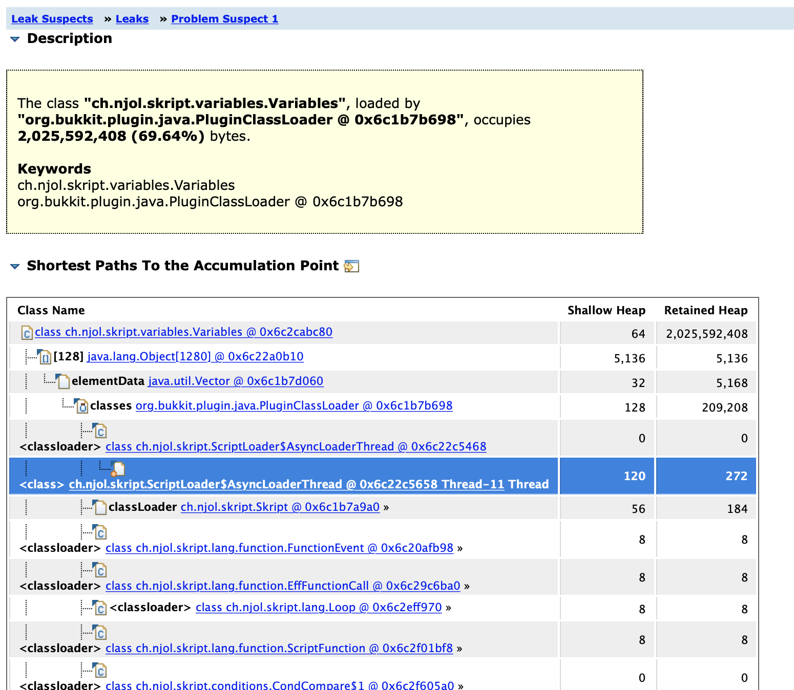 Still memory leak · Issue #1763 · SkriptLang/Skript · GitHub