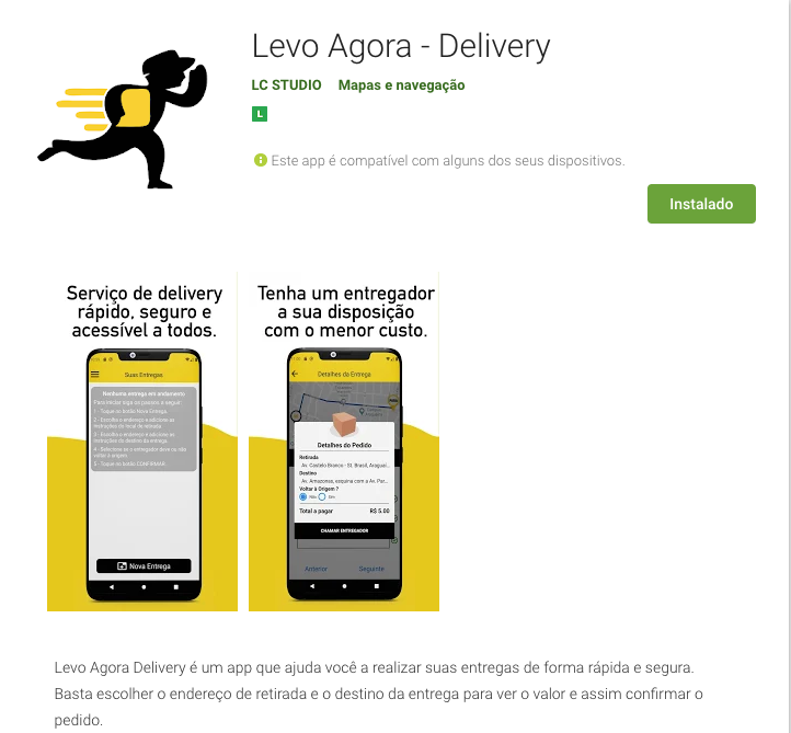 GitHub - lklima/levo-agora-delivery: App de delivery sob demanda para empresas