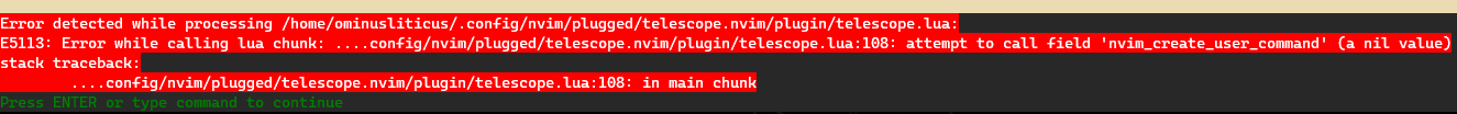 Failed to call `nvim_create_user_command` because it's a nil value · Issue #1890 · nvim ...