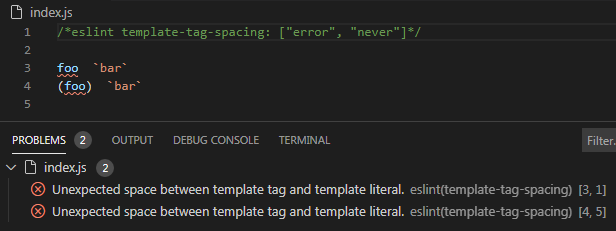 Update: Improve report location for template-tag-spacing (refs #12334) by mdjermanovic · Pull ...