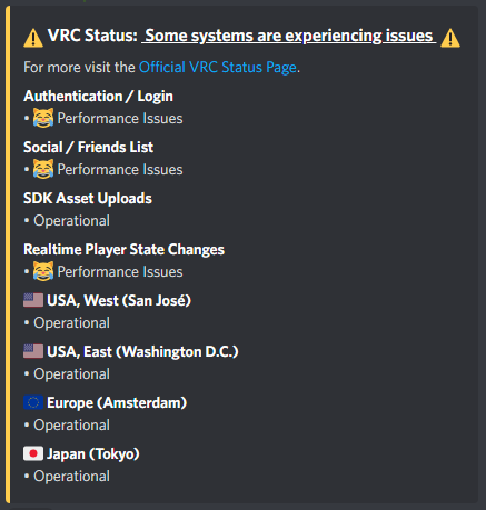 GitHub - kyler-gulden/discord-bot-vrc-status: Get the status of VRChat ...