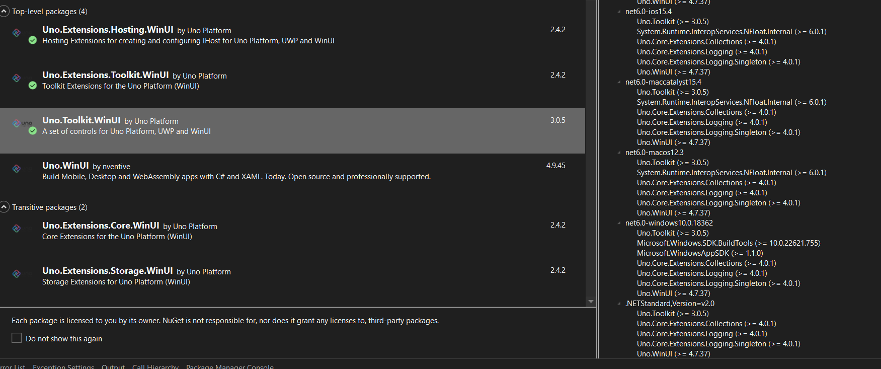 Is Uno .NET7 ready when .NET8 is already coming soon? · unoplatform uno · Discussion #13159 · GitHub