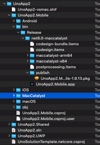 [Mac Catalyst] Unable to submit to .pkg file to the App Store due to missing icon · unoplatform ...