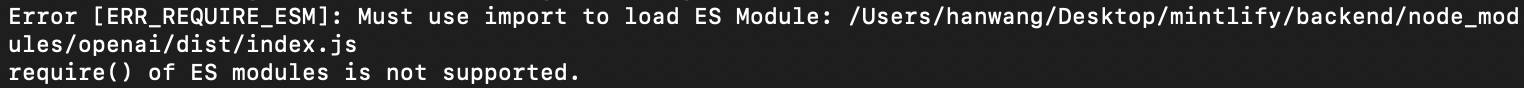 ES modules is not supported · Issue #3 · ceifa/openai · GitHub