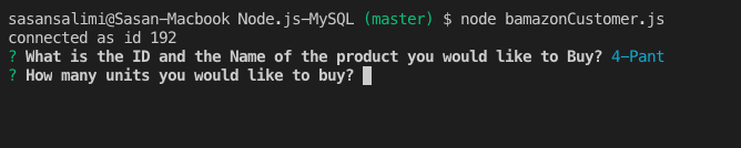 GitHub - msasansalimi/Node.js-MySQL: Bamazon