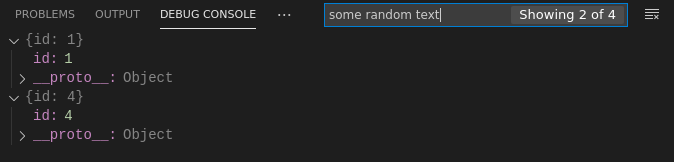DEBUG CONSOLE 's filter prevents expanding objects · Issue #116155 · microsoft/vscode · GitHub