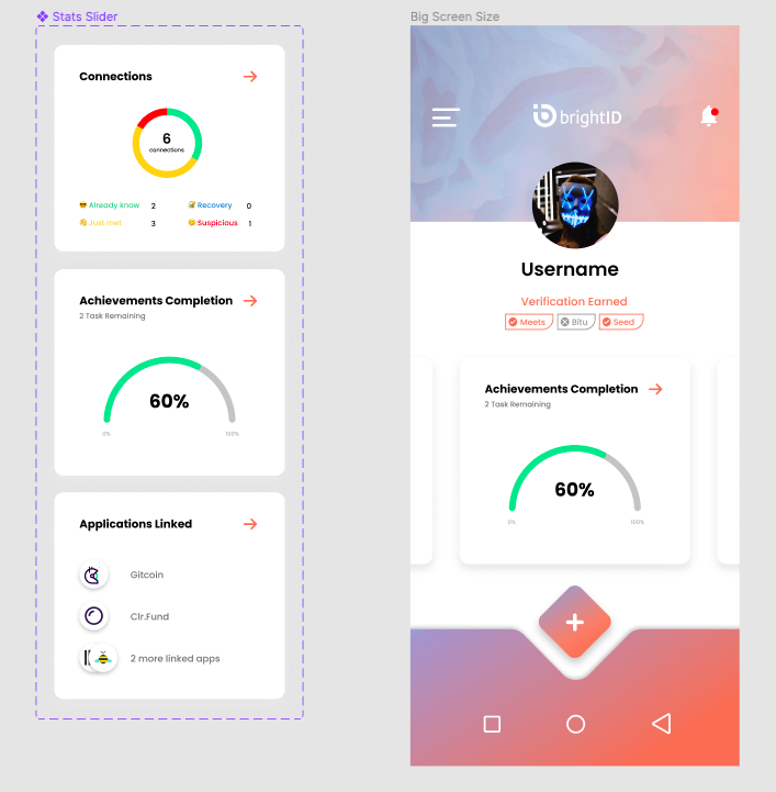 BrightID App's New Homescreen Design · Issue #930 · BrightID/BrightID · GitHub