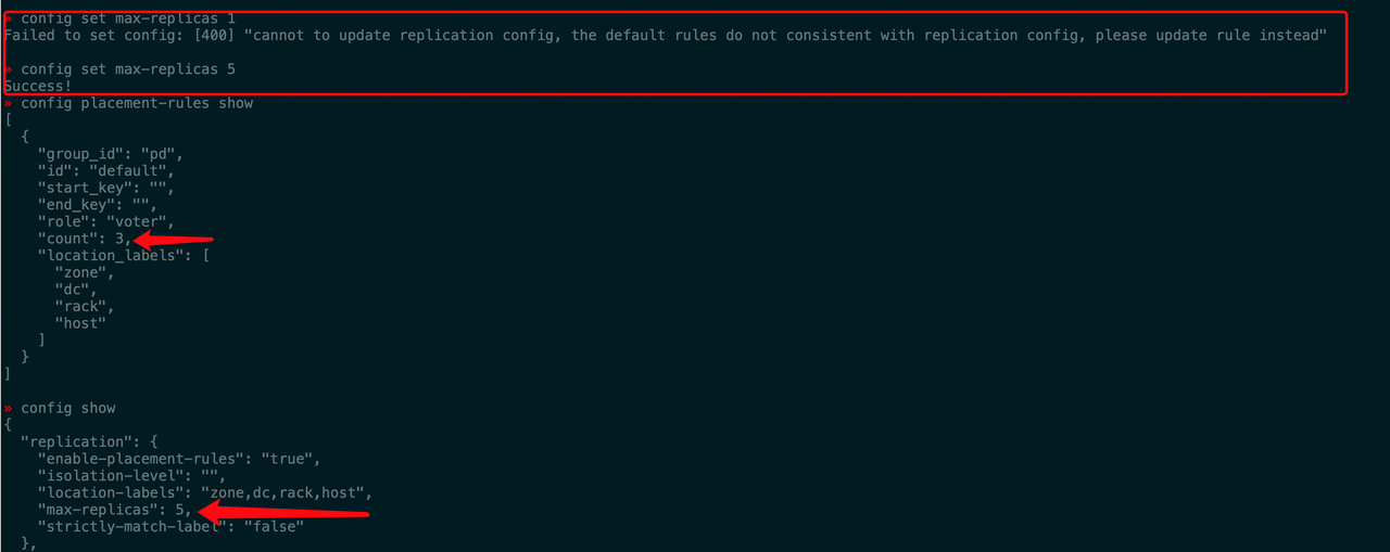 After Placement rules, config set max-replica setting problem · Issue #3893 · tikv/pd · GitHub