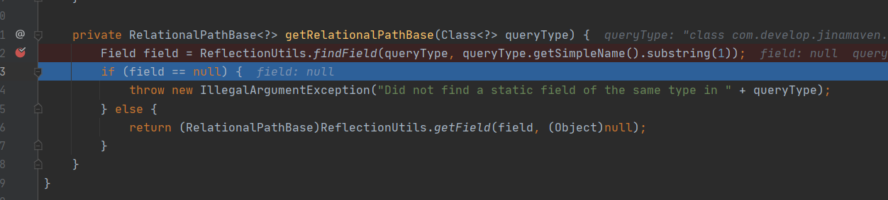 QuerydslJdbcRepositoryFactory can't find a static field of the same type in class · Issue #10 ...