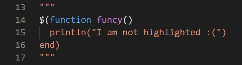 [Monarch Julia grammar] interpolation breaks inside multiline strings · Issue #2357 · microsoft ...