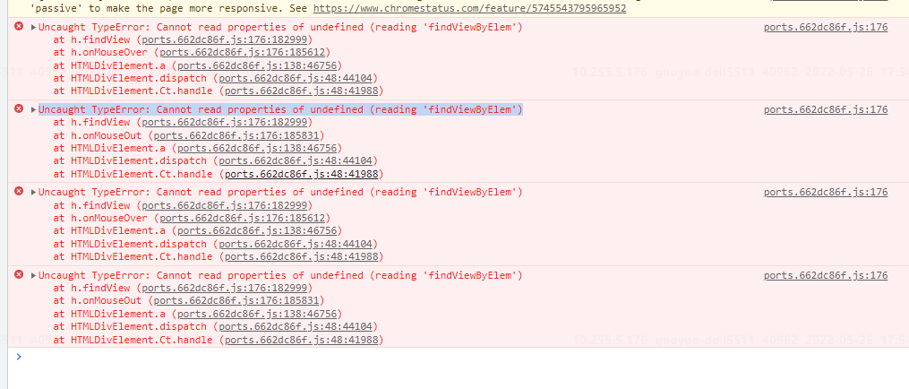 Uncaught TypeError: Cannot read properties of undefined (reading 'findViewByElem') · Issue #2141 ...