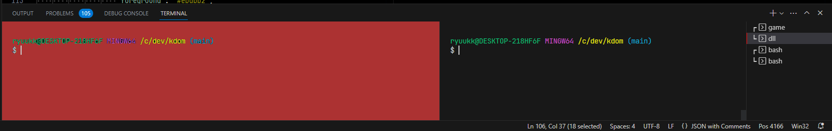 Support Inactive Background Color In Terminal · Issue 178378