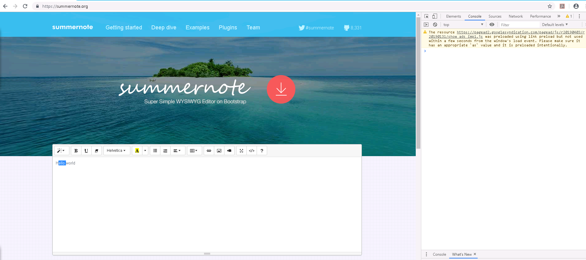 setEnd on Range error by selecting text and press enter · Issue #3197 · summernote/summernote ...