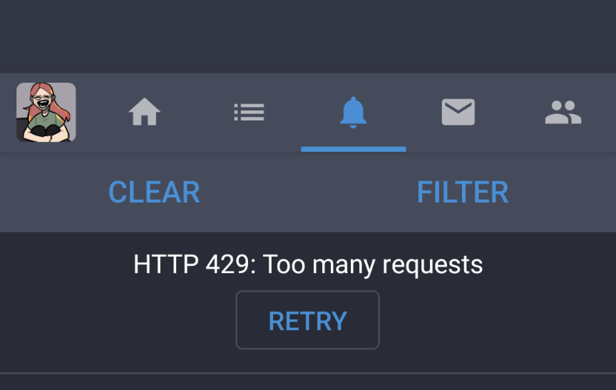 429 Errors Unreported In Timeline · Issue 3818 · Tuskyapptusky · Github