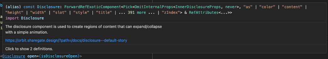 Add URL to documentation in JSDoc comments · Issue #1012 · workleap/sg ...