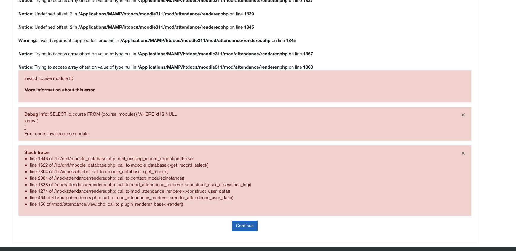 Attendance report: All sessions page crashed · Issue #534 · danmarsden/moodle-mod_attendance ...