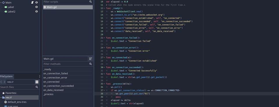 Websocket HTML5 ws.get_peer(1).put_var("hi") causes black screen (put ...