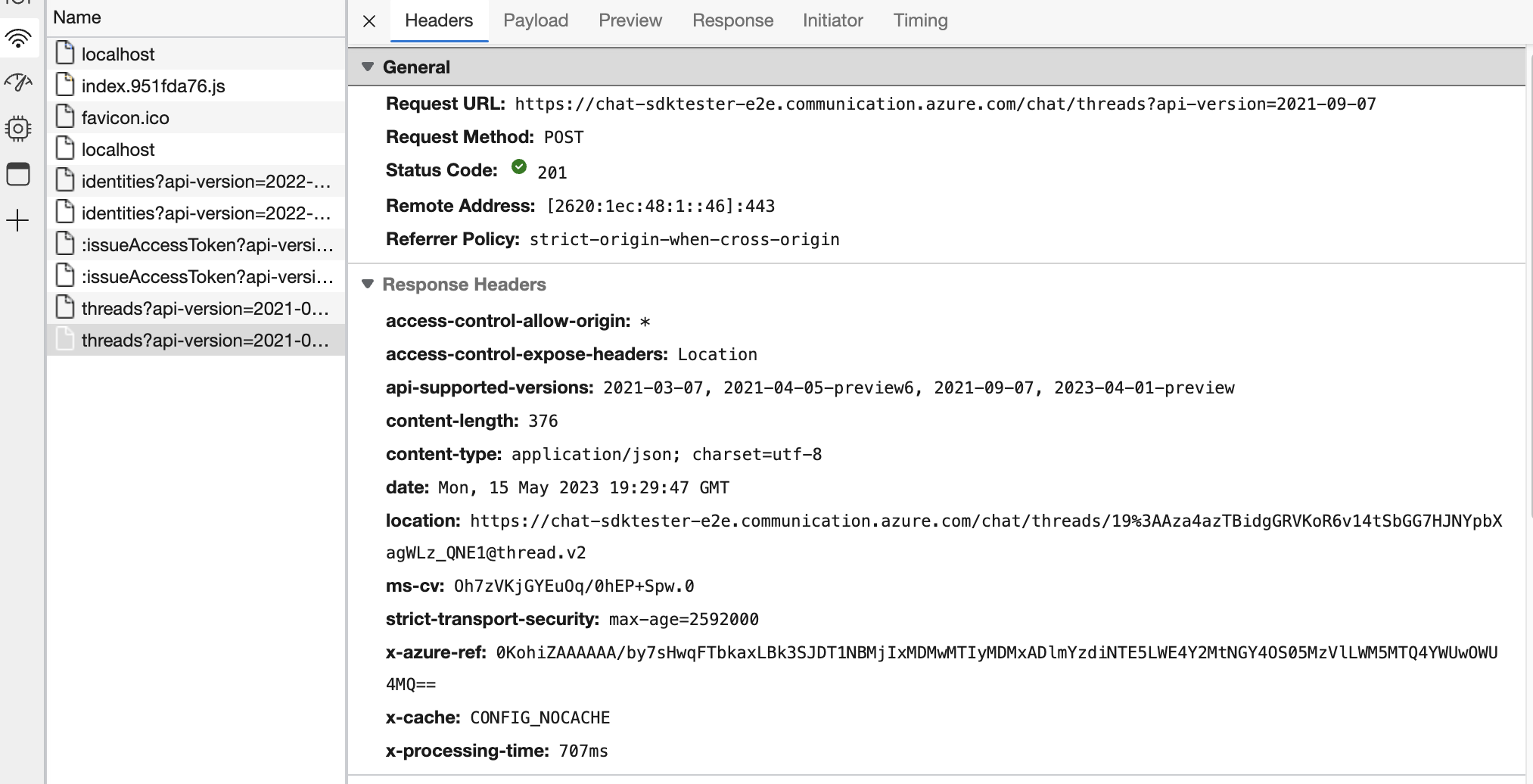 Headers Missing from RawResponse · Issue #25877 · Azure/azure-sdk-for-js · GitHub