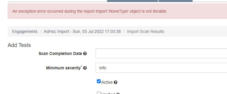 Sonarqube API import still fails when using OWASP dependency-check · Issue #6506 · DefectDojo ...