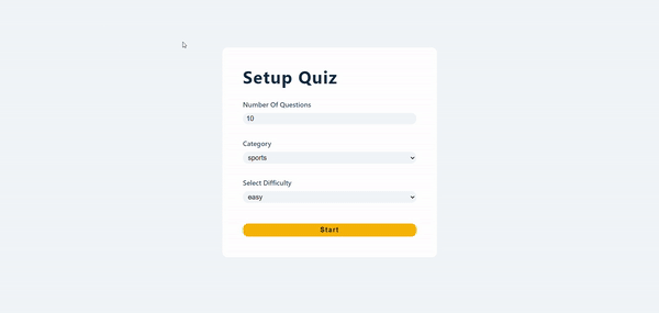 GitHub - wkoziel/React-Quiz: Quiz app with simple setup form that's ...