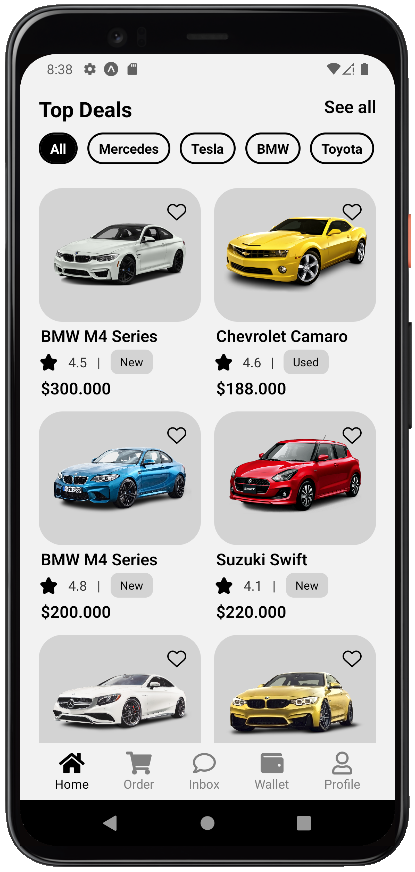 GitHub - wkoziel/React-Native-Carea: A mobile application imitating ...