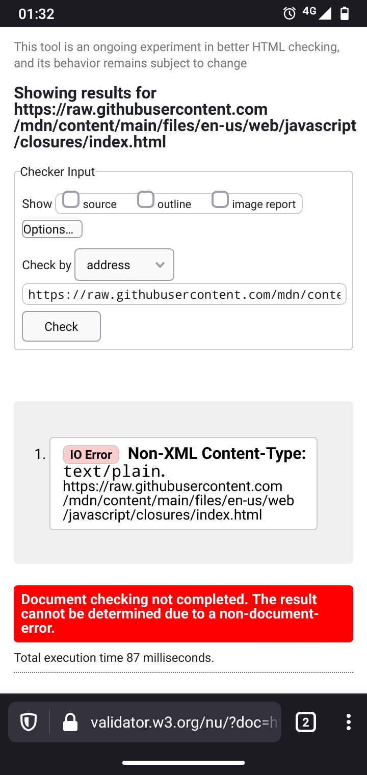 Document checking not completed. The result cannot be determined due to ...