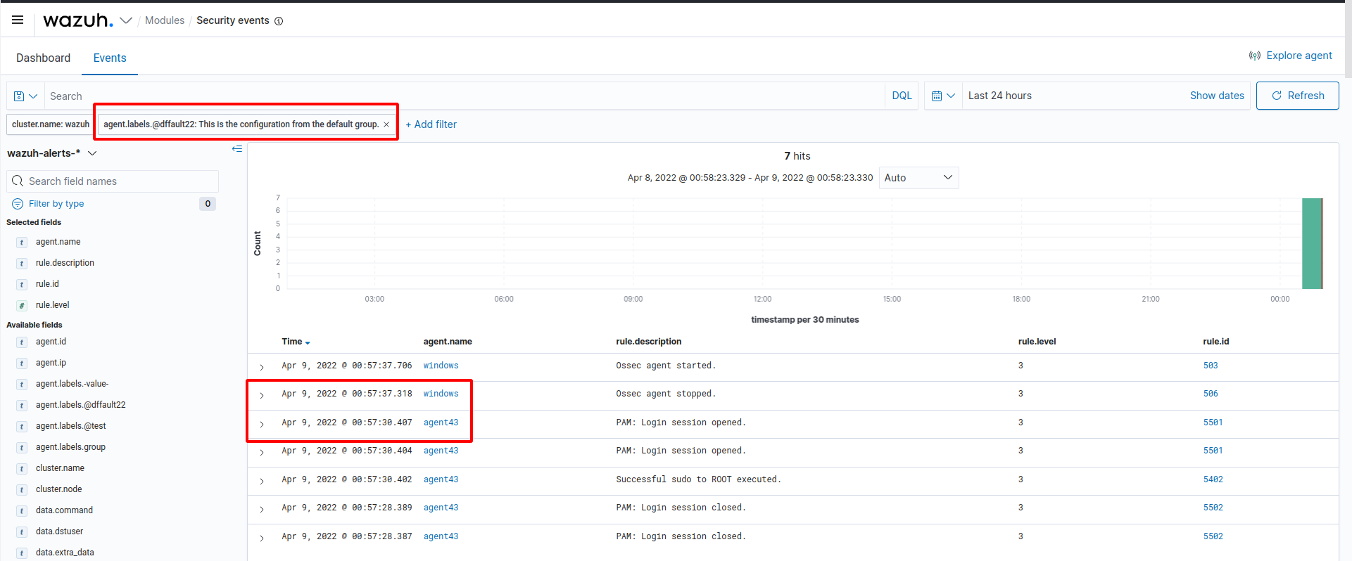 Release 4.3.0 - Manual tests - Centralized configuration - Agent groups ...