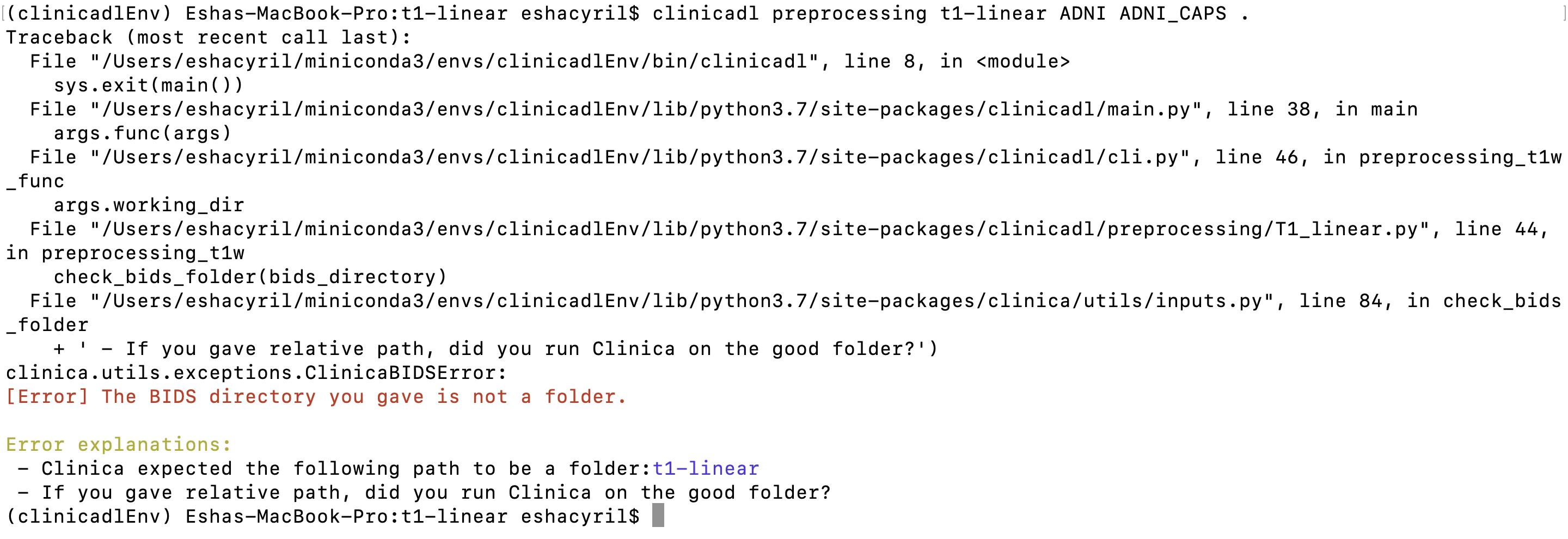 Error · Issue #96 · aramis-lab/clinicadl · GitHub