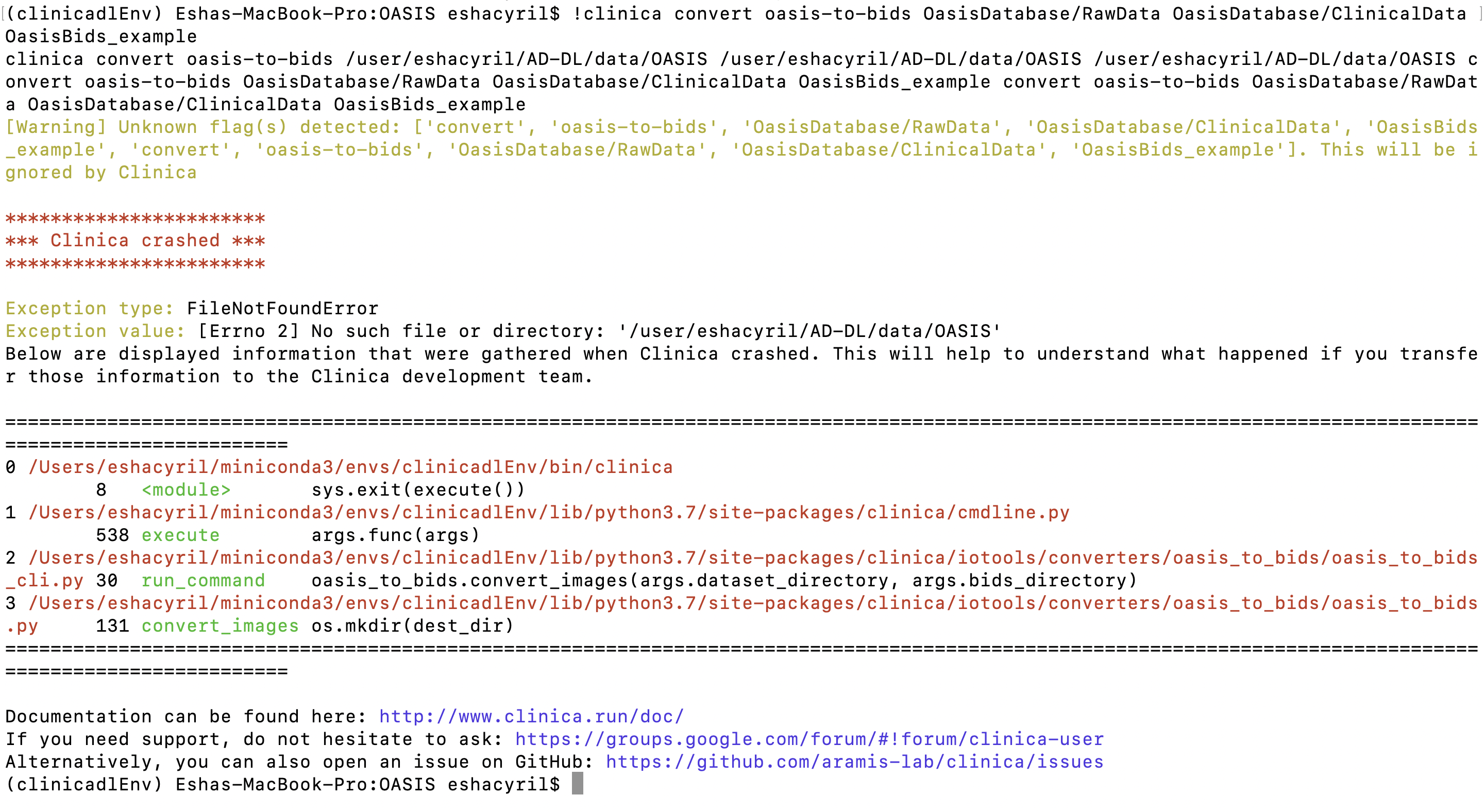Error · Issue #96 · aramis-lab/clinicadl · GitHub
