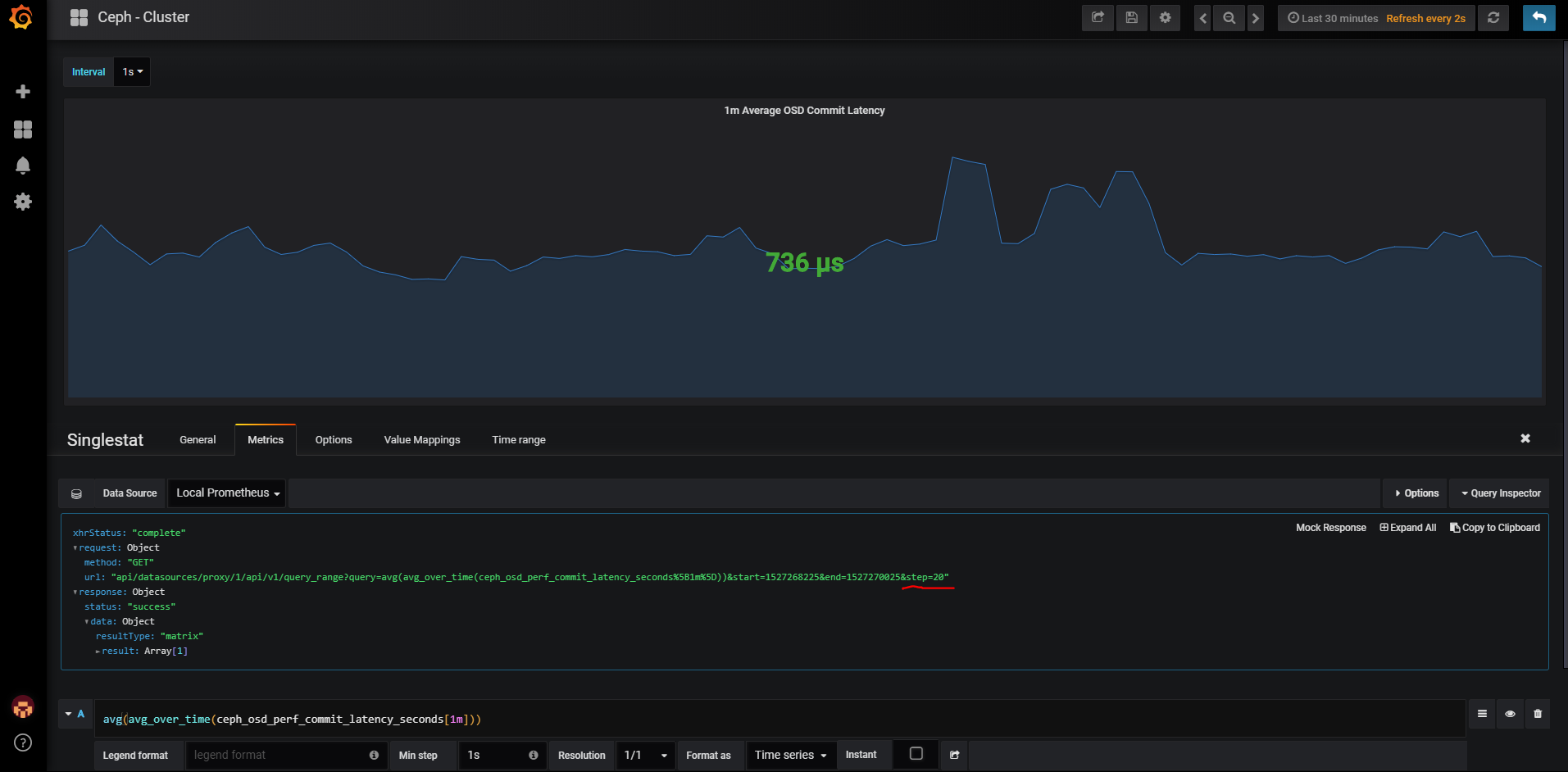 Step interval not being used when set · Issue #12074 · grafana/grafana · GitHub