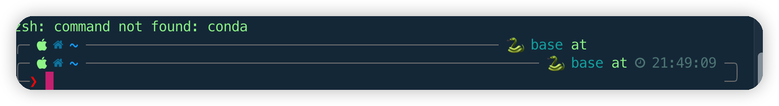 I don't install miniforge but there is a base? · Issue #1954 · romkatv/powerlevel10k · GitHub