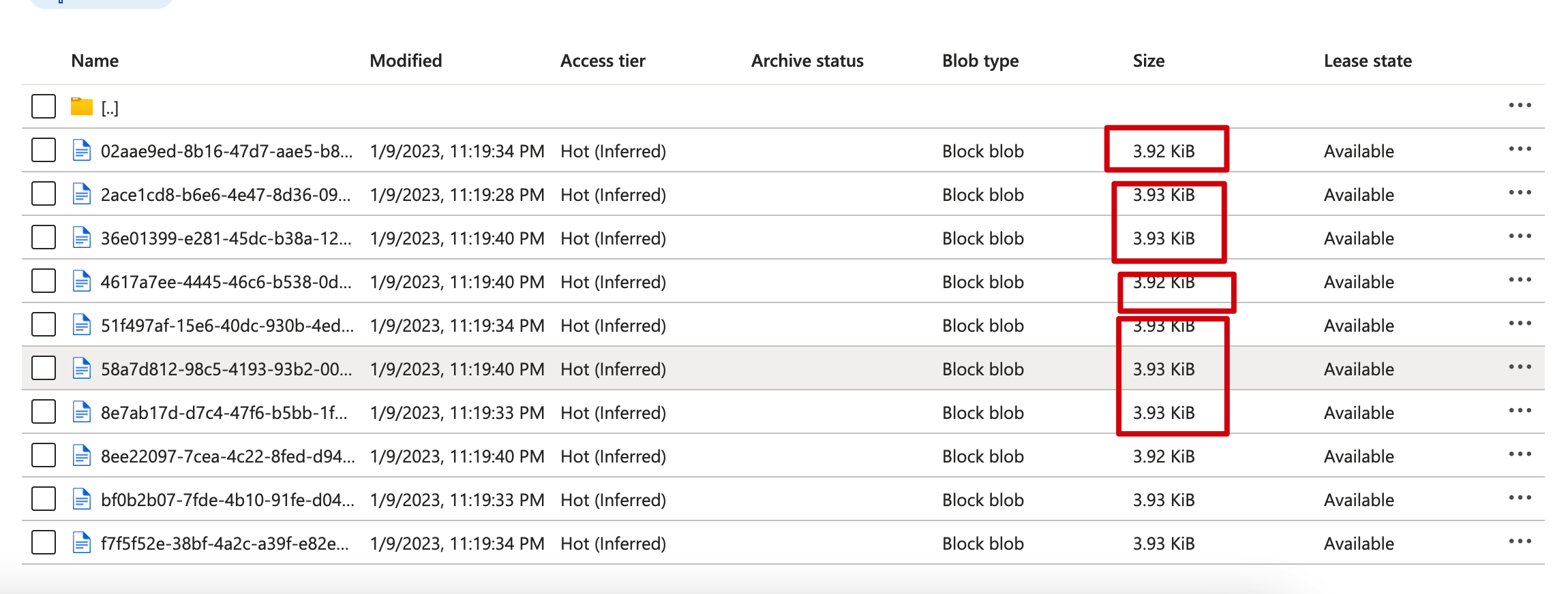 [BUG]Using the Azure sdk for java to store images in blobs and then download them will produce ...