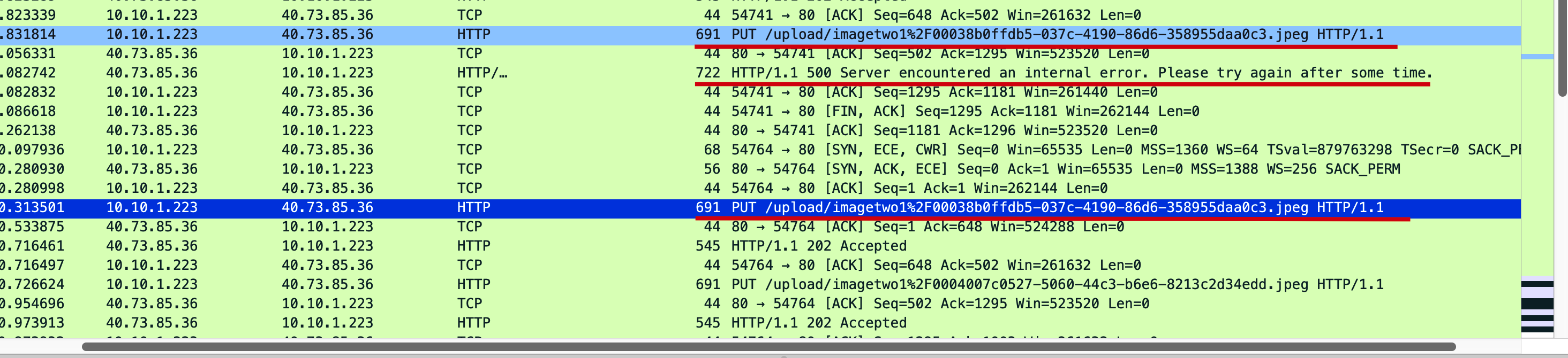 Bug Using The Azure Sdk For Java To Store Images In Blobs And Then Download Them Will Produce 4083