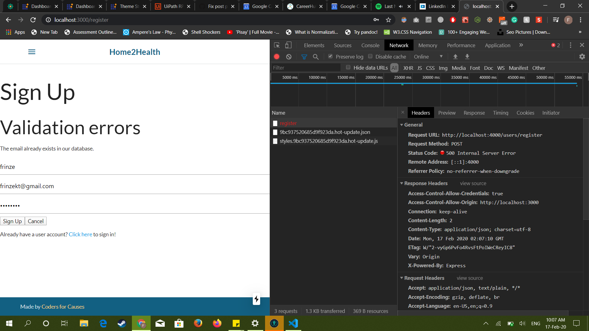Fix post page · Issue #87 · codersforcauses/home2health · GitHub