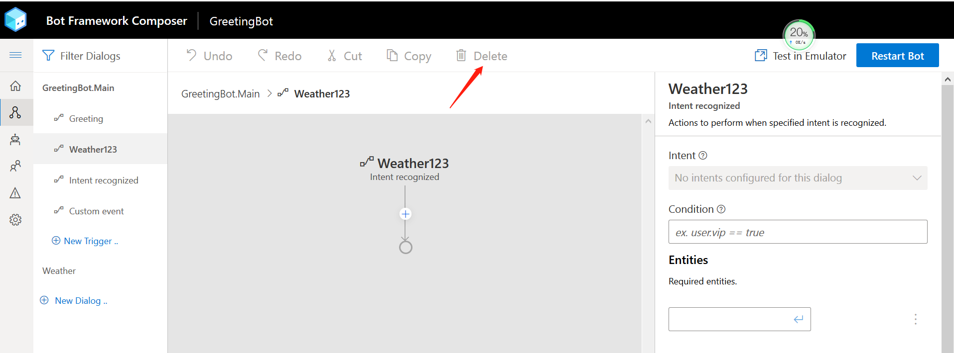 I Want To Delete A Trigger But The Delete Button Is Disabled · Issue 1860 · Microsoft