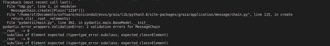 subclass of Element expected (type=type_error.subclass; expected_class=Element) · Issue #87 ...