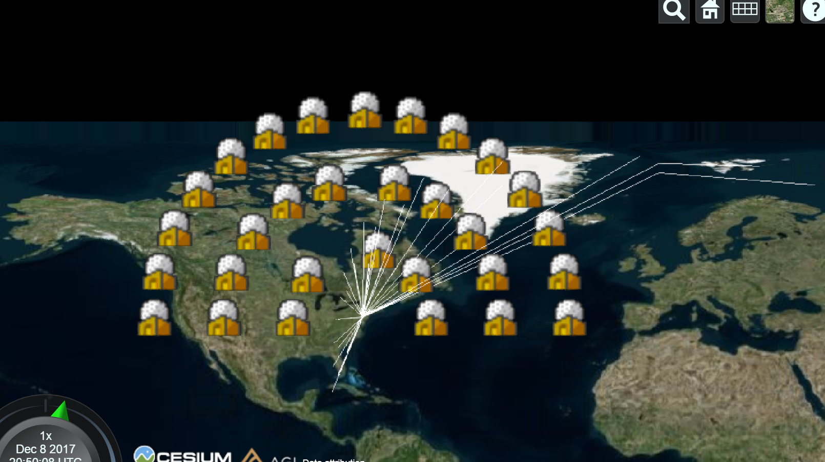 Lines in Star Burst sandcastle example are broken in 2d and columbus view · Issue #6040 ...