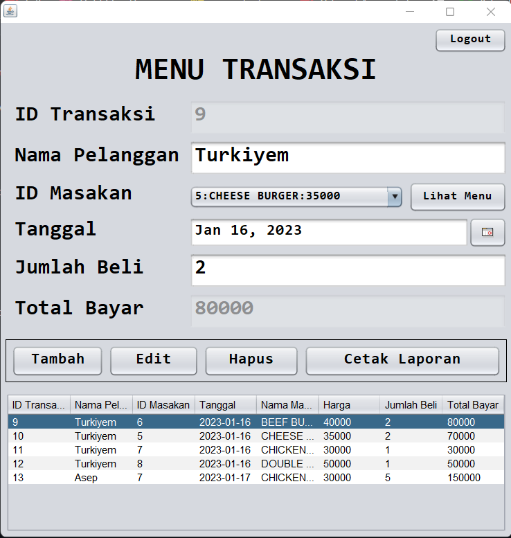 GitHub - Wendritp/Java-Pemesanan_Restoran: Restaurant ordering system ...