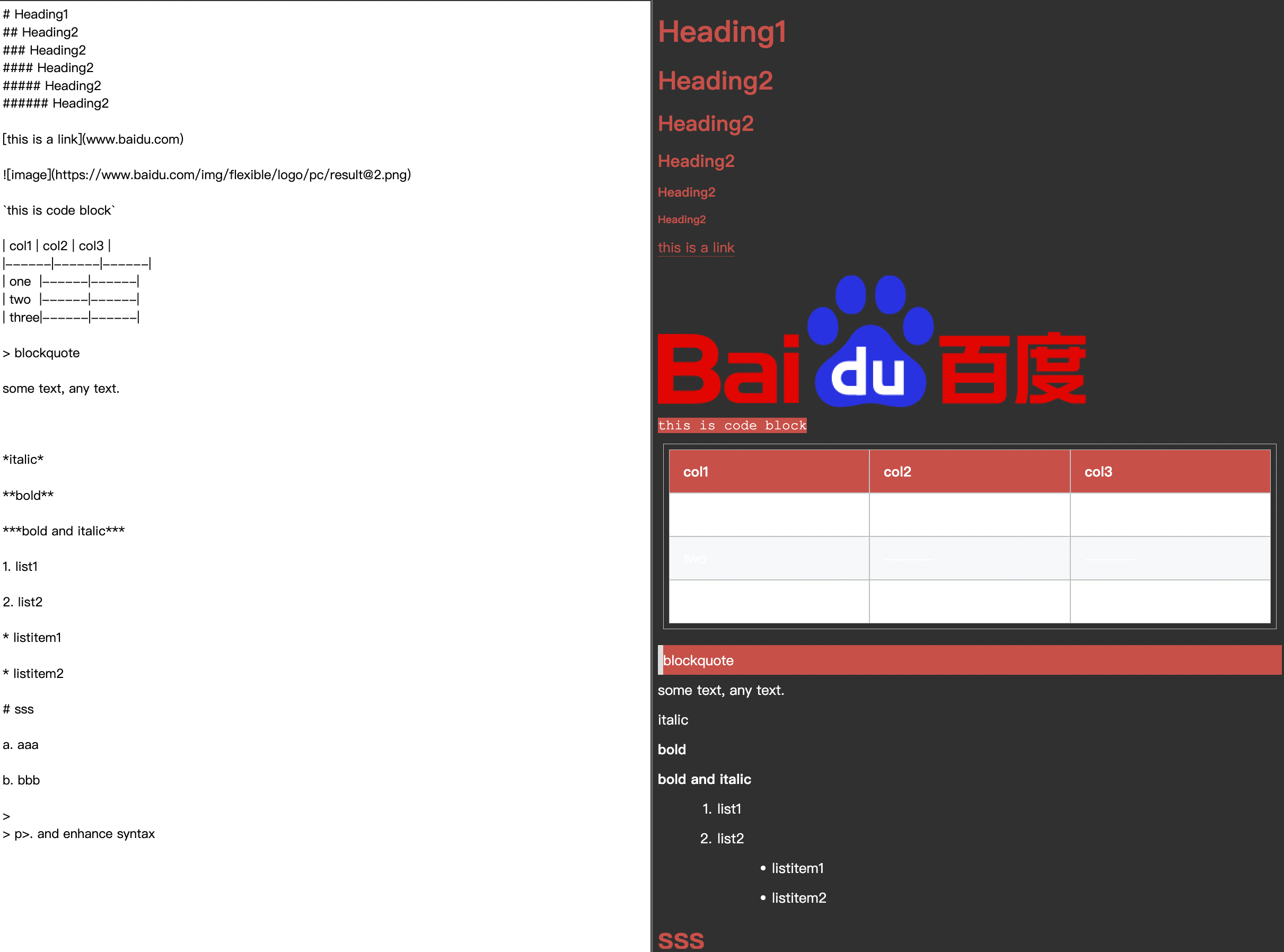 Maybe there needs a contrast table to show how to custom the style · Issue #4 · whistyun ...