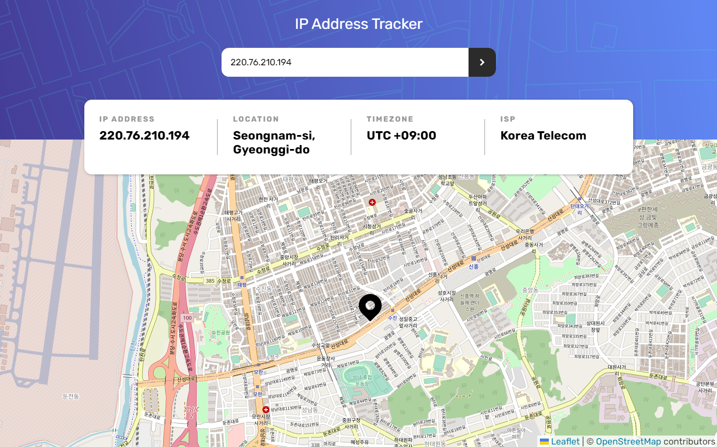 Github Jake5007 Ip Address Tracker